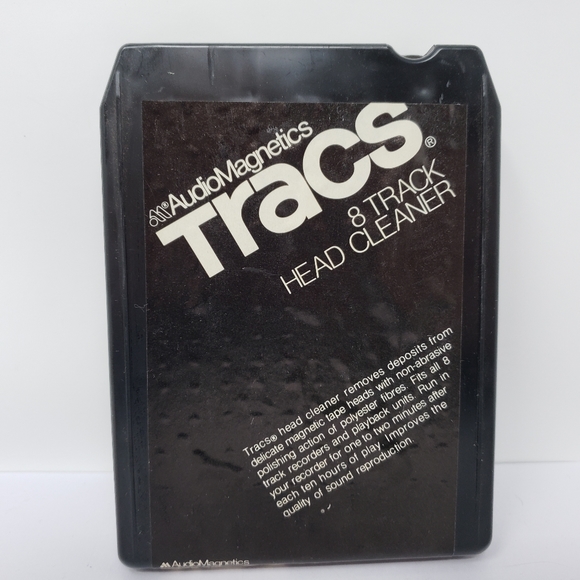 Other | Audi Magnetics Tracs 8 Track Head Cleaner Not Tested Vintage ...